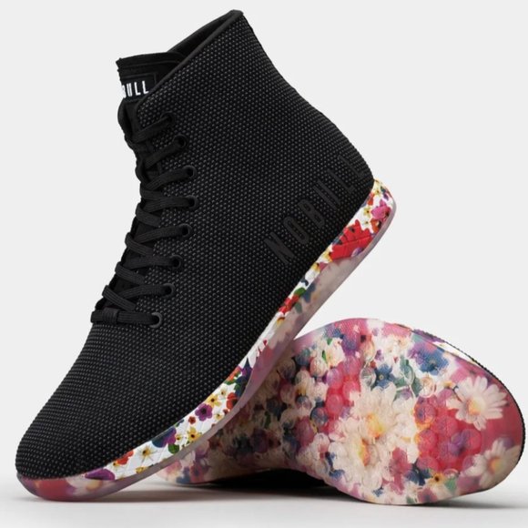 NOBULL | Shoes | New Nobull Black Daisy Hightop Trainer Womens Size 6 ...